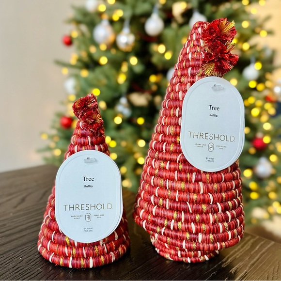 Threshold | Holiday | Set Of 2 Target Threshold Red And Gold Handmade ...